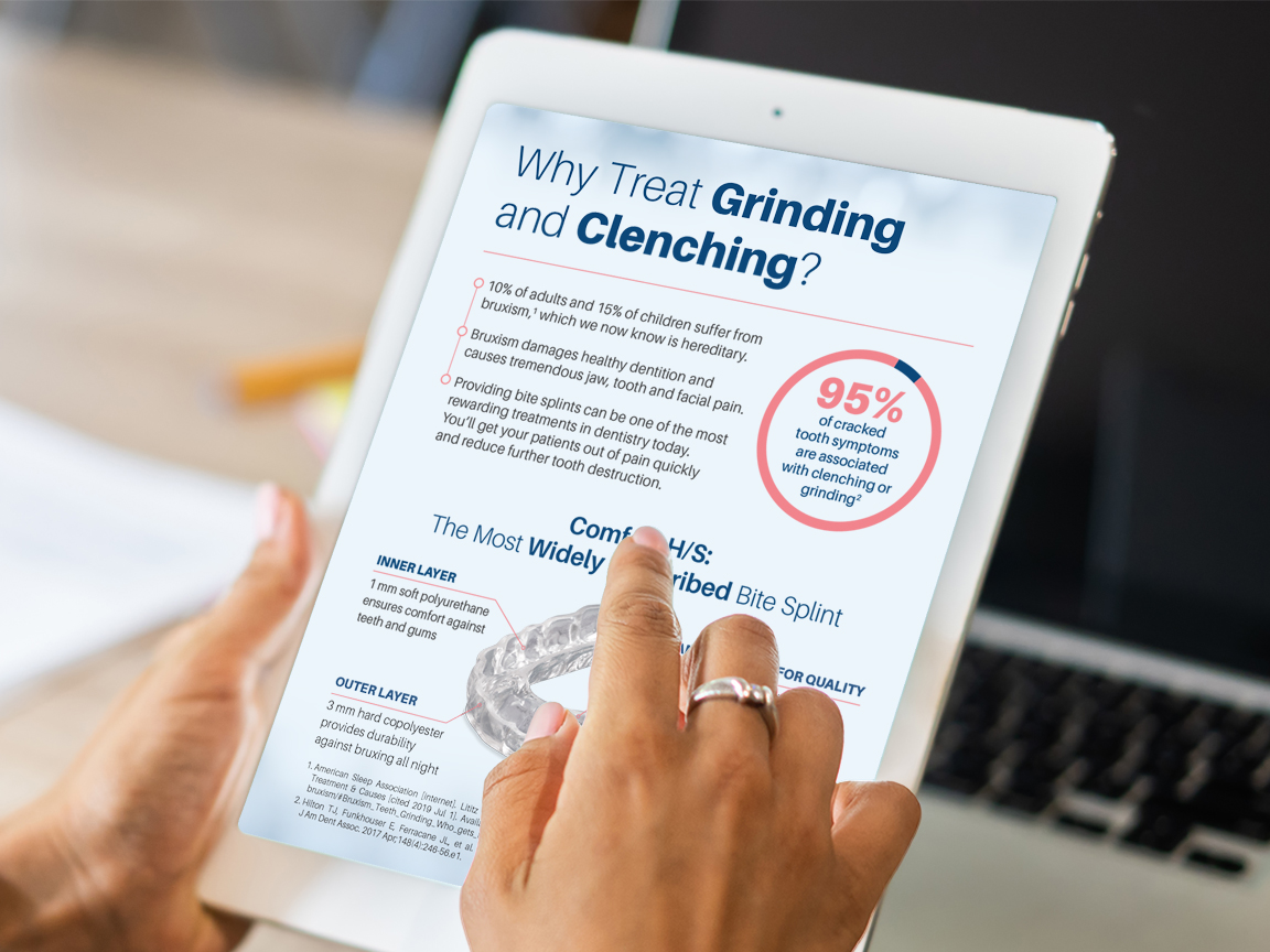 Custom Fit Bite Splint - Comfort H/S™ Bite Splint - Night Guard for Bruxism